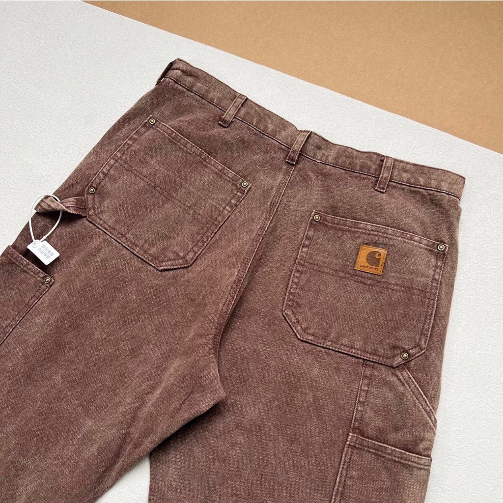 QILA Carhartt Cahart B01 B136 washed old tooling pants double knee ...