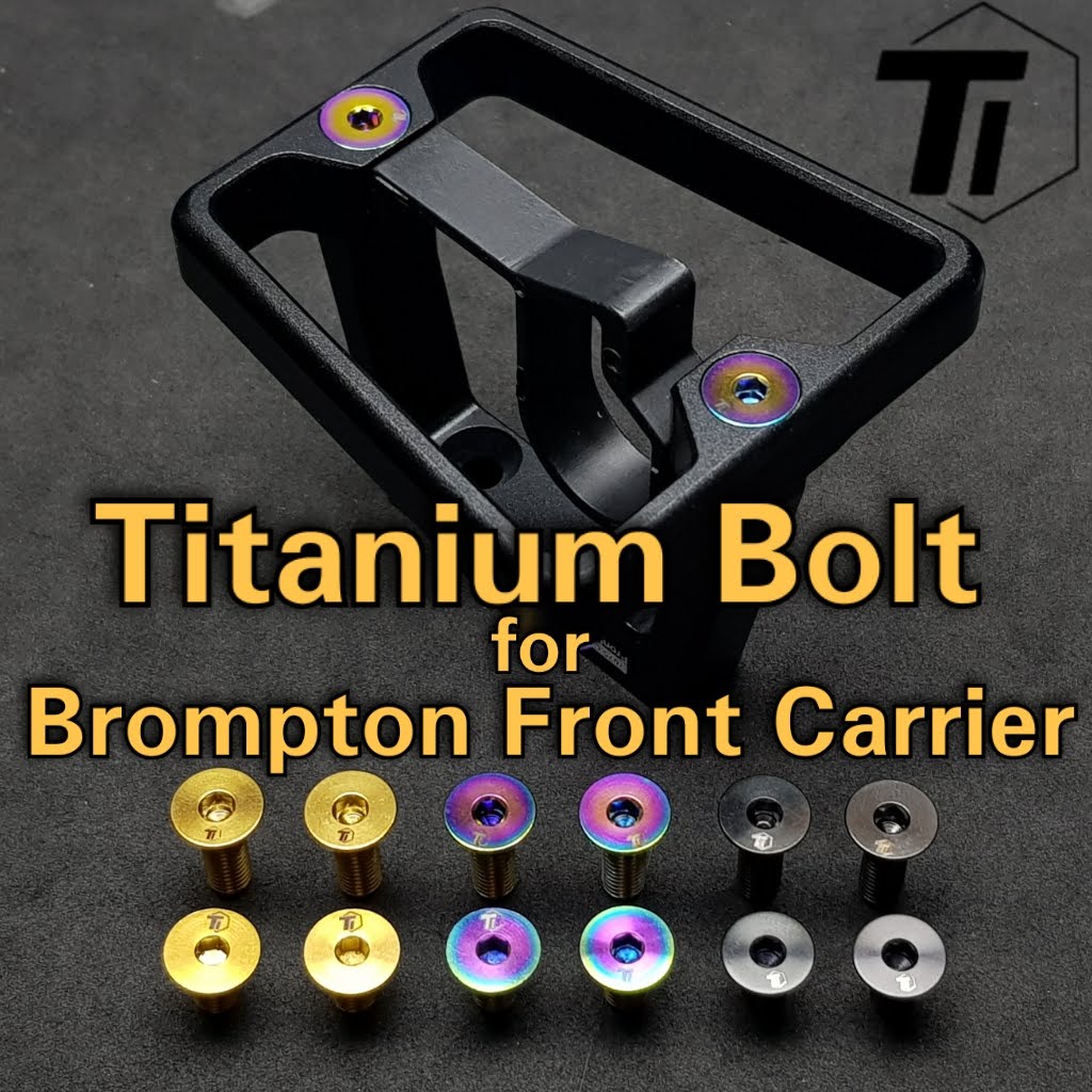 Titanium Bolt สําหรับ Brompton Front Carrier Block 3Sixty Pikes Camp ...