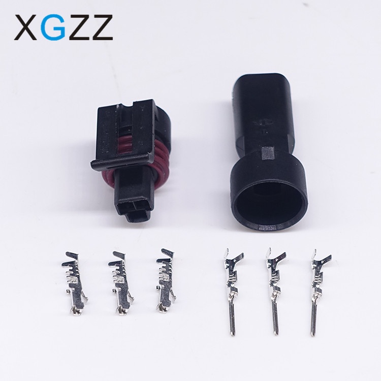 ตัวเชื่อมต่อเซนเซอร์อุณหภูมิน้ํา ตัวผู้ ตัวเมีย Delphi 3 Pin 12110192 / ...