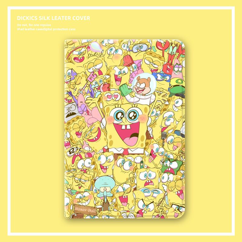 spongebob เคส ใช้สำหรับ ไอแพด iPad air4/5 mini1/2/3/4/5/6 เคสไอแพด 10.9 ...