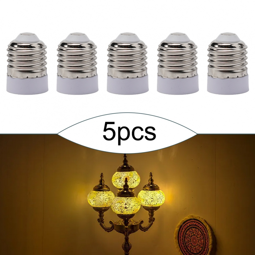 【COLORFUL】Lamp Heads Medium Base PBT 5 Pcs 80-277V Adapter E26 To E12 ...