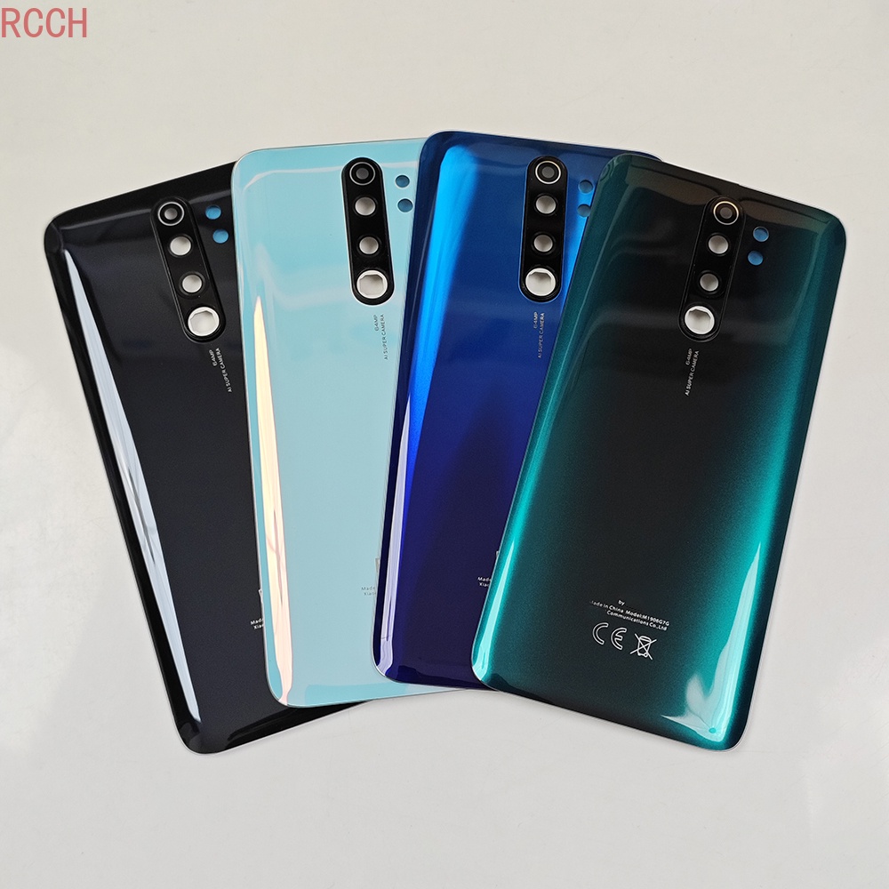 สําหรับ Xiaomi Redmi Note 8 Pro ฝาหลังกระจก พร้อมกาวด้านหลัง เคส ...
