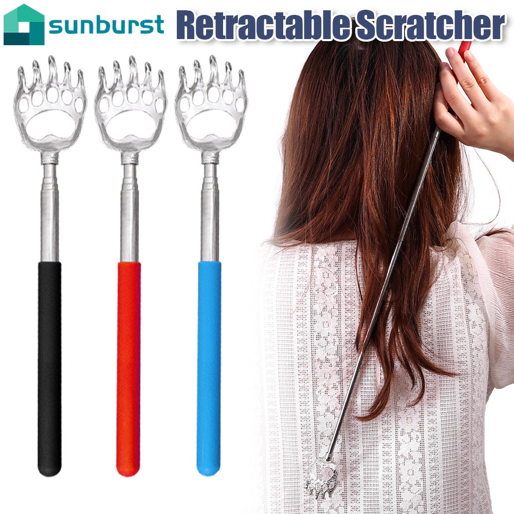 สแตนเลส Telescopic Scratching Bear Claw Retractable Tickling Rake นวด ...