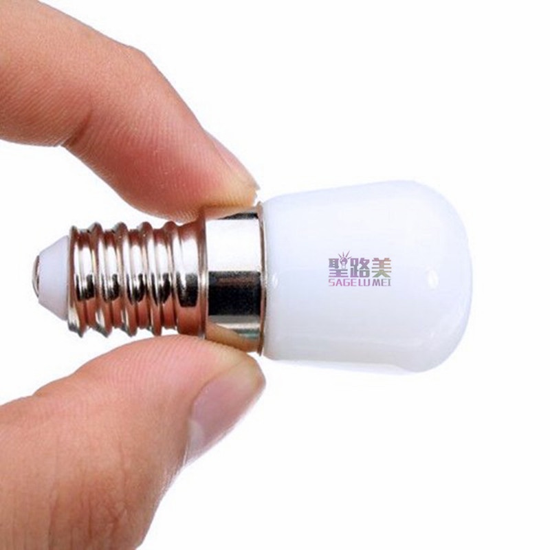 หลอดไฟแก้ว LED E14 E12 AC220V 110V 2W ขนาดเล็ก ปรับได้ สีขาวอบอุ่น สําหรับตู้เย็น | Shopee Thailand