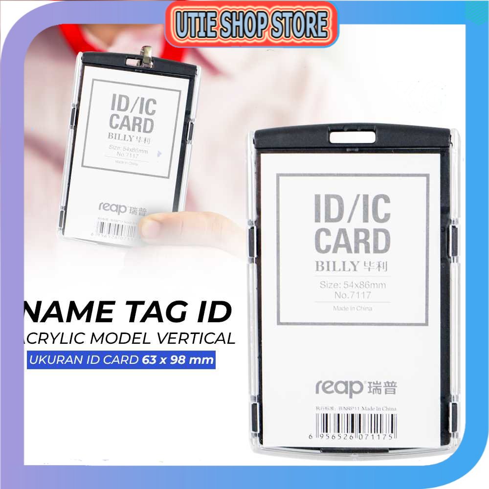 UTIE STORE - REP Name Tag ID อะคริลิคแนวตั้ง รุ่น - 7117 | Shopee Thailand
