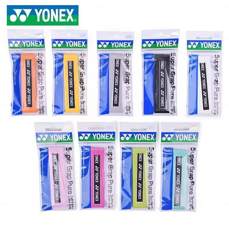 Yonex AC108EX เทปพันด้ามจับไม้แบดมินตัน หนัง PU กันลื่น ดูดซับเหงื่อ อเนกประสงค์ AC108EX สําหรับ ...