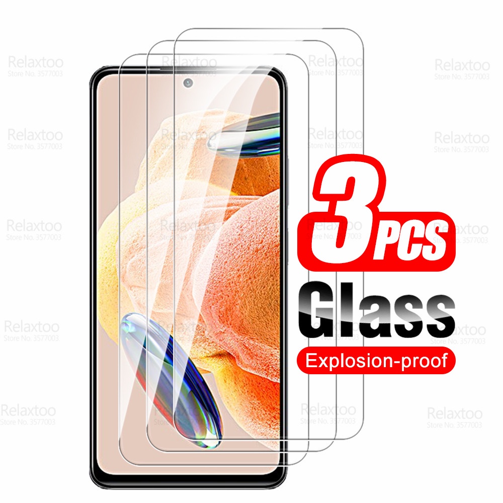 ฟิล์มกระจกนิรภัยกันรอยหน้าจอ 3D สําหรับ Xiaomi Redmi Note 12 Pro 4G ...