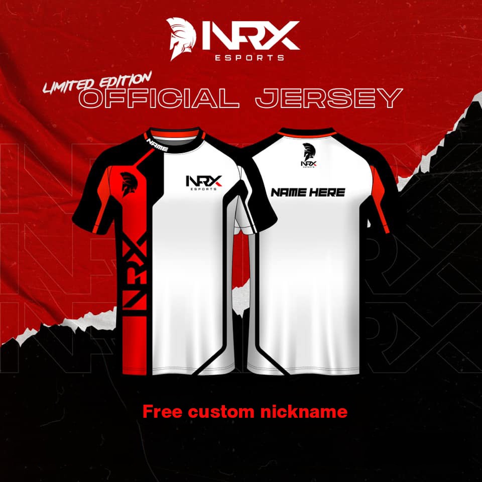 เสื้อกีฬาแขนสั้น ลายทีม PUBG NRX E-sports 2023 | Shopee Thailand