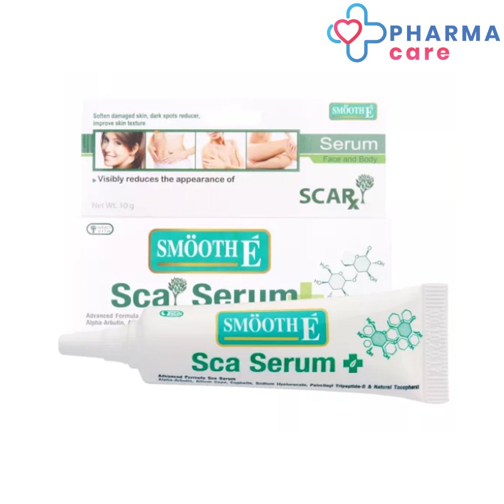 SMOOTH E SCA SERUM ADVANCED FORMULA (FACE AND BODY) 10 G.สมูทอี สกา ซีรั่ม แอดวานซ์ ฟอร์มูล่า 10 ...