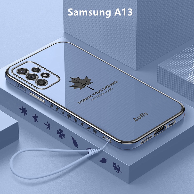เคส Samsung A13 case ลายใบเมเปิ้ล TPU แบบนิ่ม เคสมือถือ เคสโทรศัพท์ ...