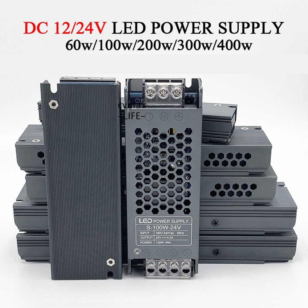 CYMX อะแดปเตอร์พาวเวอร์ซัพพลาย LED DC 12V 24V สําหรับหม้อแปลงไฟ ...