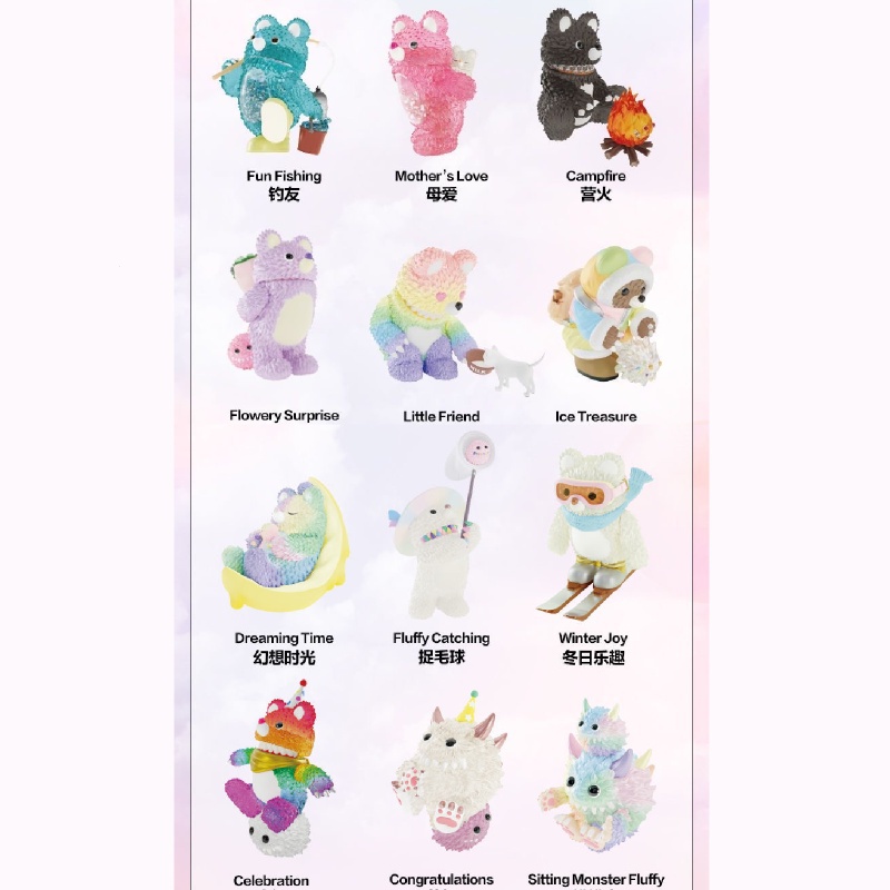 [ของแท้] POPMART INSTINCTOY ชุดกล่องตุ๊กตาฟิกเกอร์ Mucky Dreamy Life ...