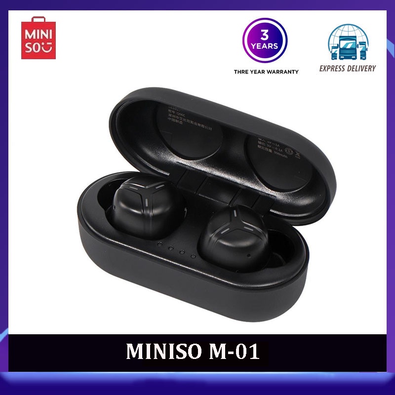 Miniso m-01 ชุดหูฟังบลูทูธไร้สาย IPX7 กันน้ํา แบบสร้างสรรค์ | Shopee ...
