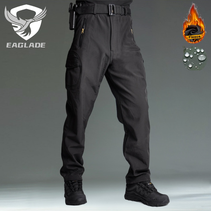 Eaglade กางเกงยุทธวิธี ผู้ชาย YDJX-RK-CFK สีดํา นิ่ม ผ้าฟลีซ กันน้ํา ...