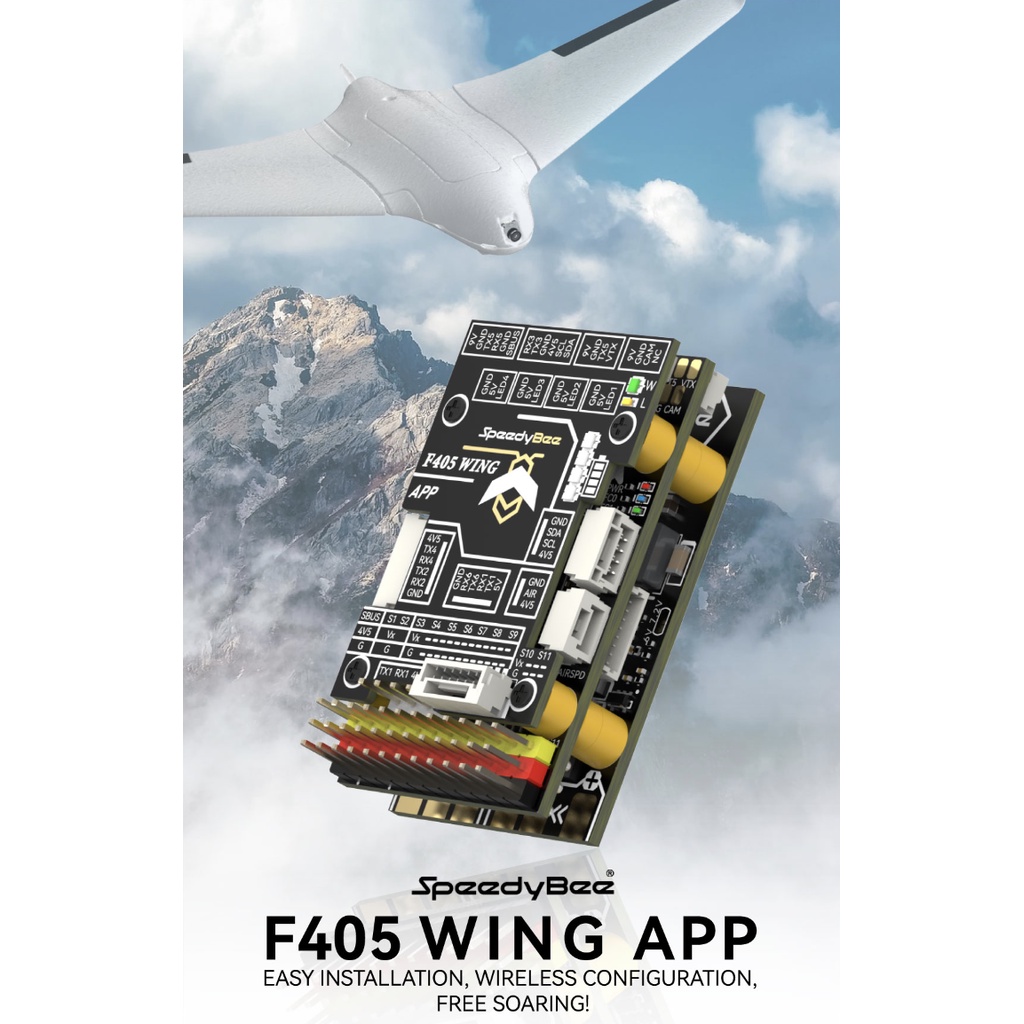 [w1 Wing] SpeedyBee F405 WING APP Fixed Wing Flight Controller อุปกรณ์ ...