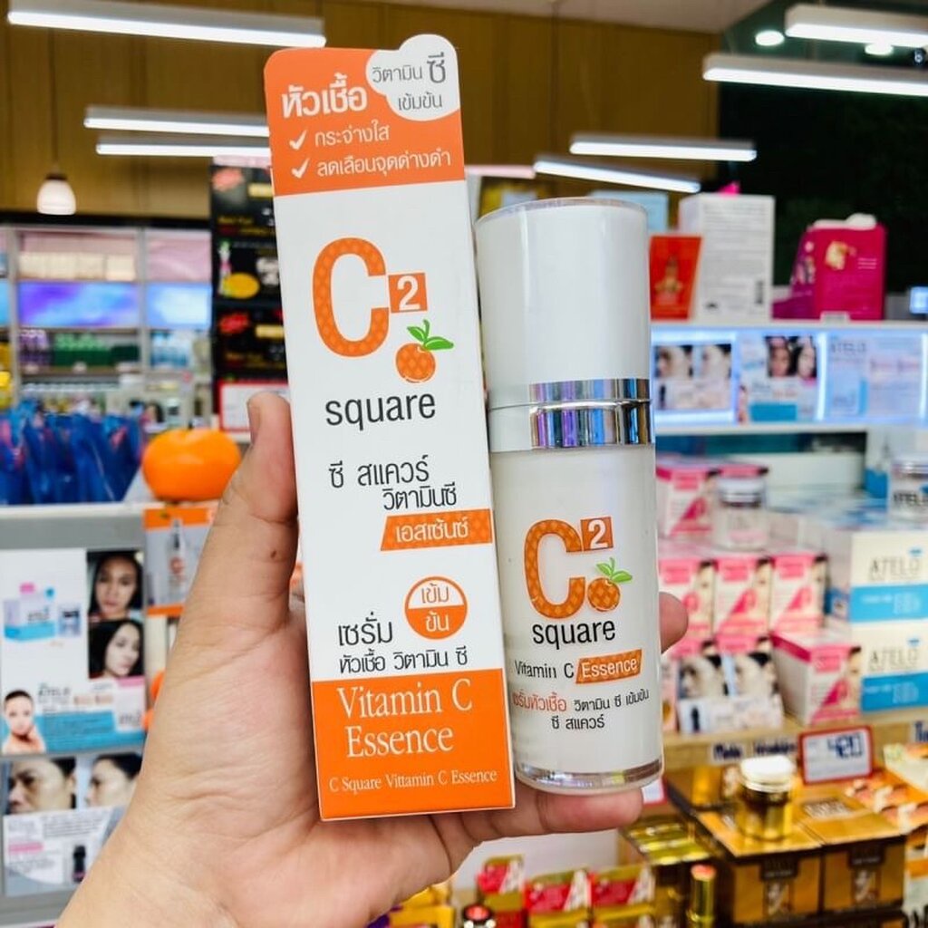 C Square Vitamin C Essence เซรั่มหัวเชื้อวิตามินซี เข้มข้นอนุพันธ์จาก ...