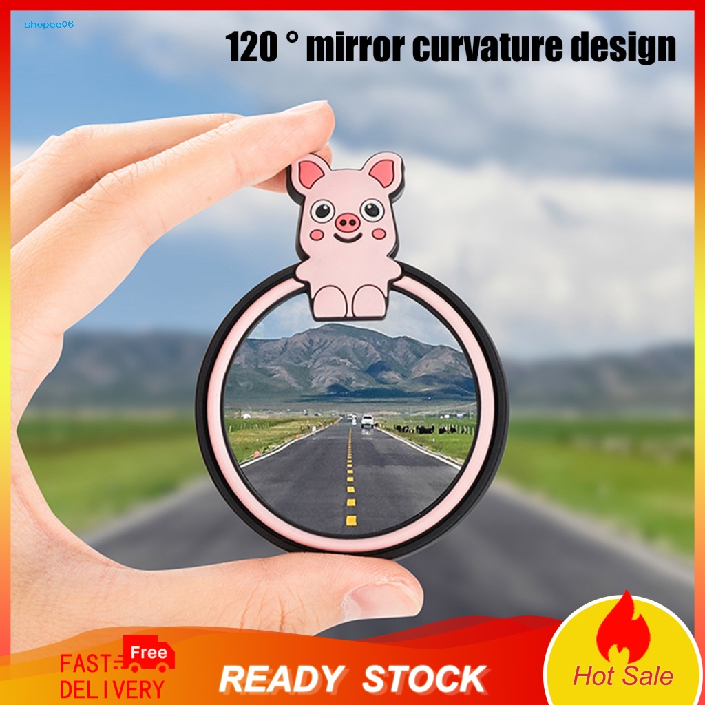 Setn กระจกมองหลังรถยนต์ ทรงกลม ขนาดเล็ก ปรับได้ 360 องศา 2 ชิ้น | Shopee Thailand
