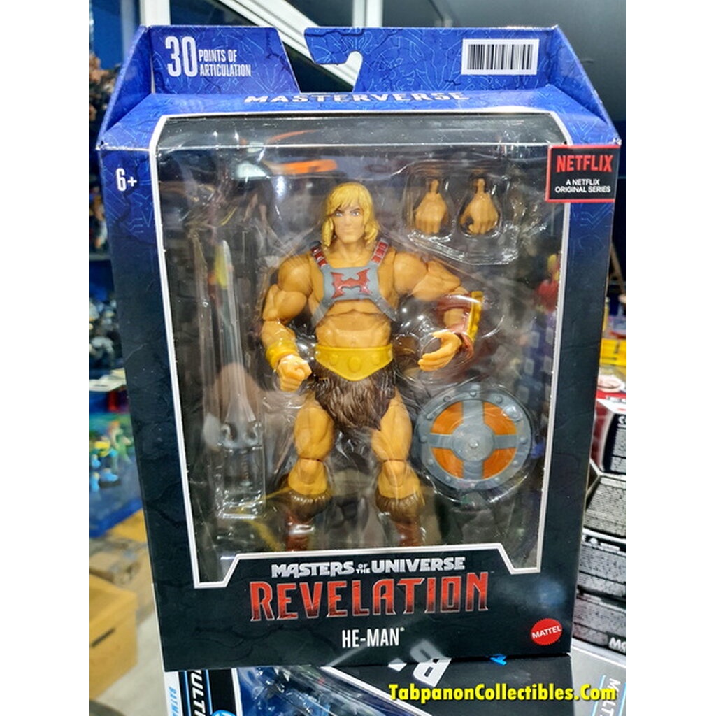 [2021.08] Mattel Masters of The Universe Masterverse Revelation He-Man 7-Inch Figure | Shopee ...