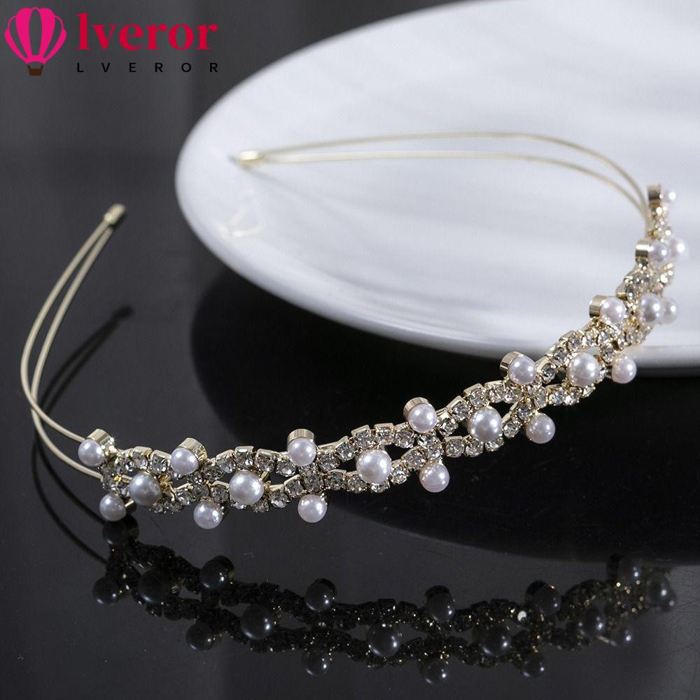 Lveror ที่คาดผม ประดับไข่มุก พลอยเทียม ดอกไม้ ใบไม้ หวี กิ๊บเจ้าสาว | Shopee Thailand
