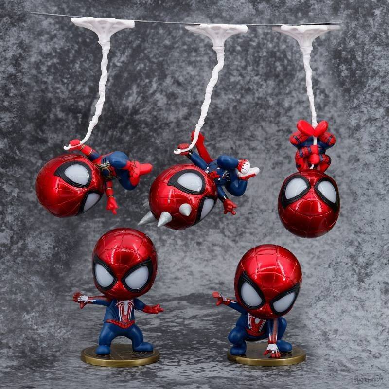 Hbs โมเดลฟิกเกอร์ Spiderman The Amazing Spider-Man Q Version ของเล่น ...