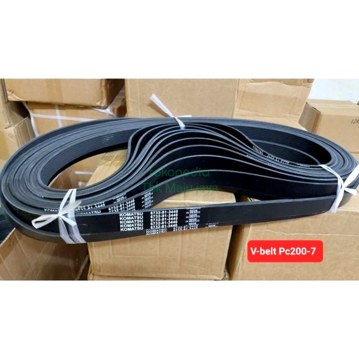 สายพานพัดลม สําหรับ Komatsu Pc200-7 V-Belt 6732-81-3440 6732 81 3440 ...