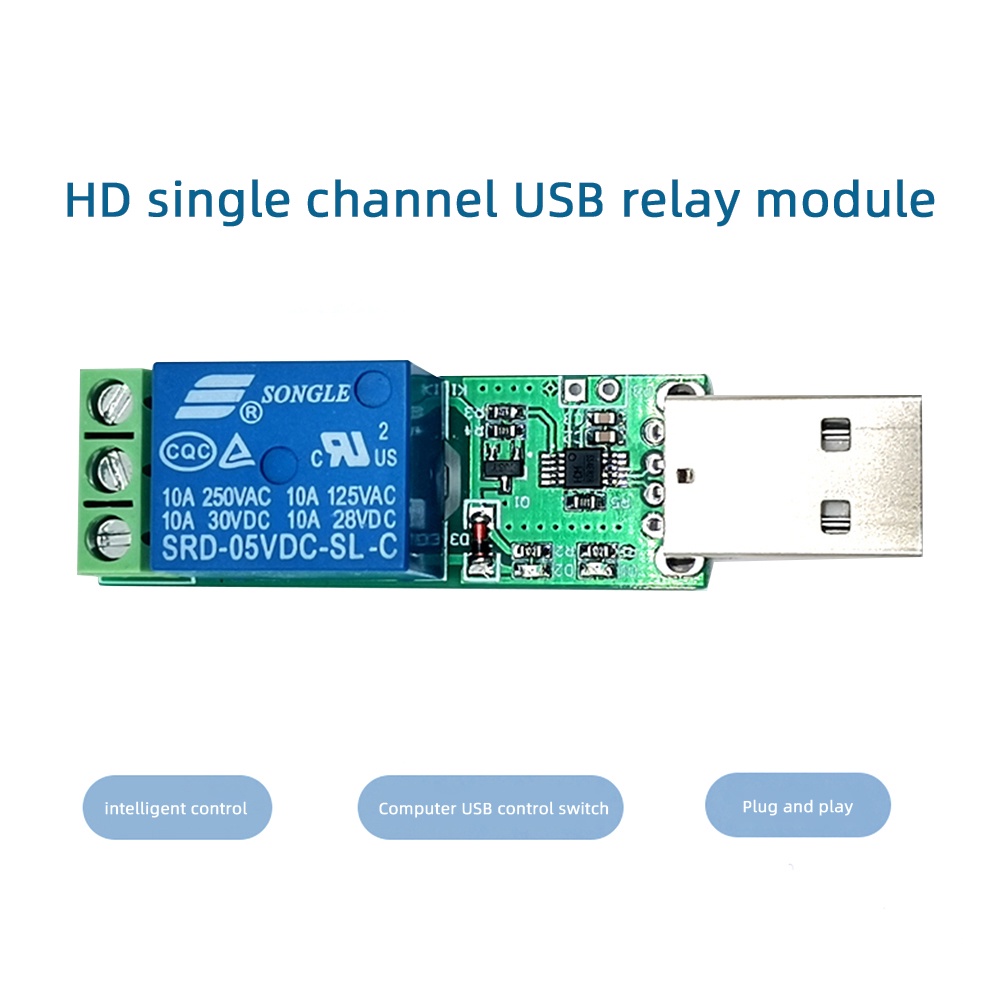 Hid โมดูลรีเลย์ Micro USB 1 2 4 ทาง 5V สําหรับคอมพิวเตอร์ สวิตช์ควบคุม ...