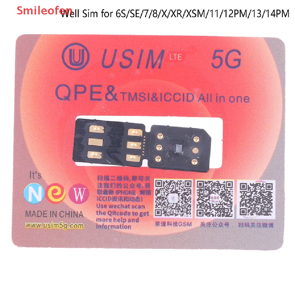 [Smileofen] ใหม่ ซิมการ์ดปลดล็อก USIM U-SIM สําหรับ IP6s-14promax Series | Shopee Thailand