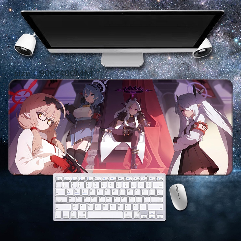 Blue Archive mouse pad oversized sorasaki hina/Misono Mika/Sunaōkami ...