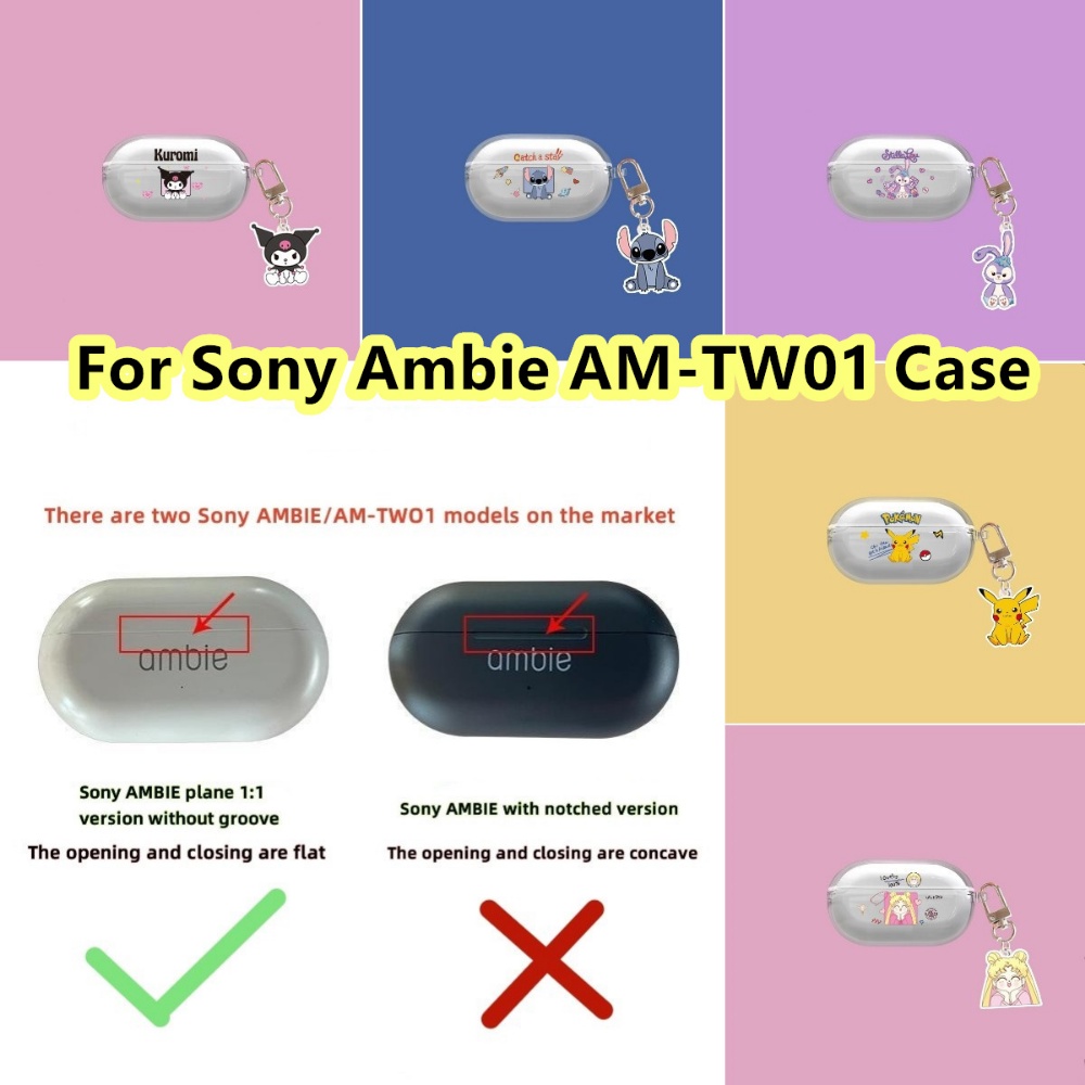 【Case Home】เคสหูฟัง แบบนิ่ม ลายการ์ตูนอนิเมะ สําหรับ Sony Ambie AM-TW01 ...