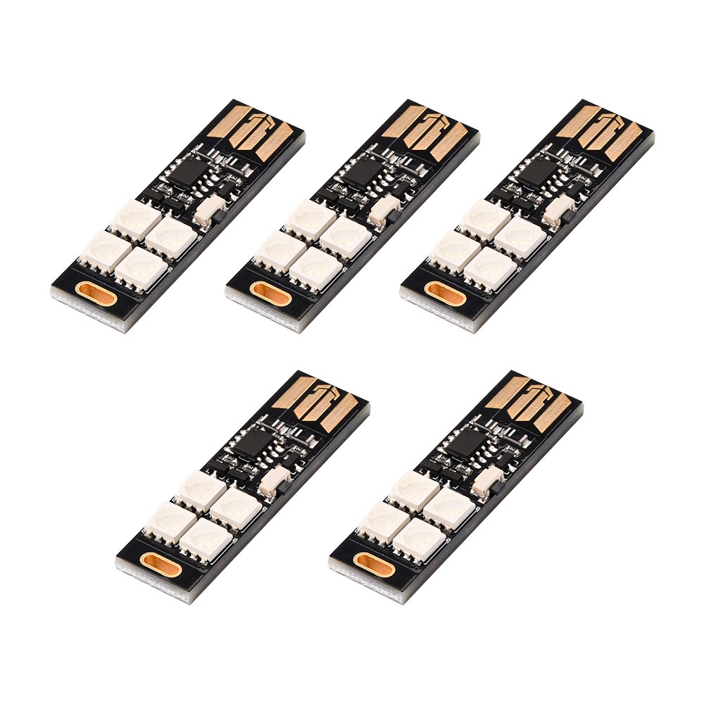 Pcbfun 5050 Rgb 4 Leds 7 สี 3v-5v โคมไฟกลางคืน สวิตช์ควบคุมเปิด-ปิด Pcb ...