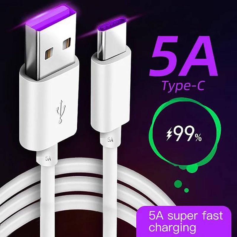 5A Super Fast Charging USB Type C Charging Cable Micro Quick Charger 3. ...