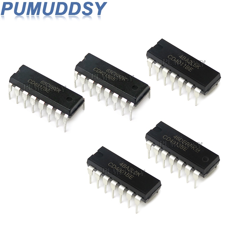 ชิป CD4015BE CD4011BE CD4007UBE CD4001BE CD4013BE CD4016BE CD4017BE ...