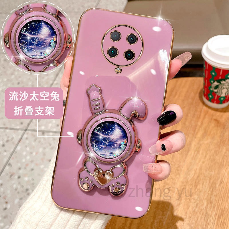 ปลอก redmi K20 K30 K30 PRO POCO F2 PRO TPU 3D Quicksand Space Rabbit ...