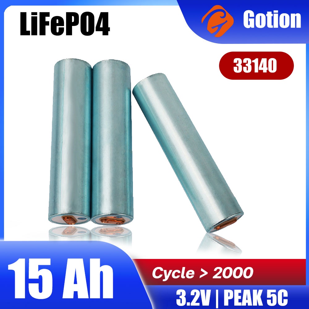 Lifepo4 33140 15Ah 3.2v แบตเตอรี่ ลิเธียมฟอตเฟส แบตรถไฟฟ้า solar แบตโซ ...