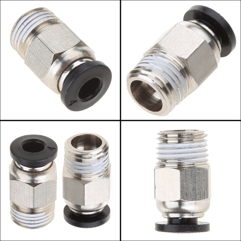 Estone PC4-M10 Pneumatic Quick Fitting J-Head เครื่องพิมพ์ PC4-01 M10 ...