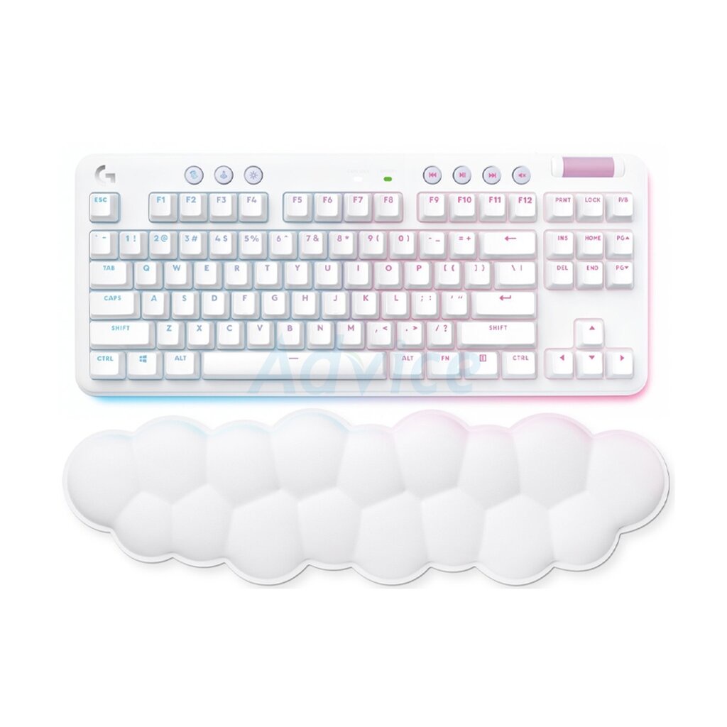 LOGITECH G715 WHITE GAMING KEYBOARD (LINEAR) ประกัน 2 ปี | Shopee Thailand