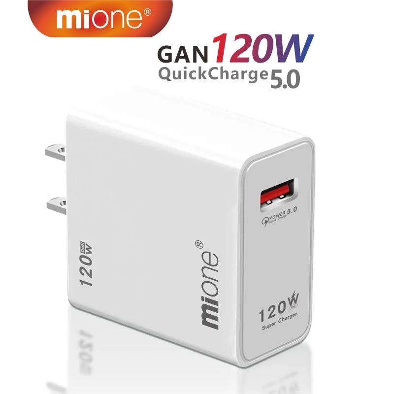 Mione อะแดปเตอร์ชาร์จ USB 3.0 120W ปลั๊ก EU US UK ชาร์จเร็ว สําหรับ ...