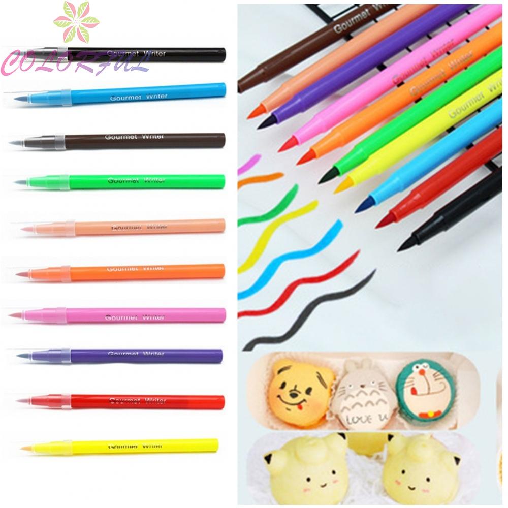 【COLORFUL】Food Coloring Pen Pigment-pen Birthday Daily Life DIY ...