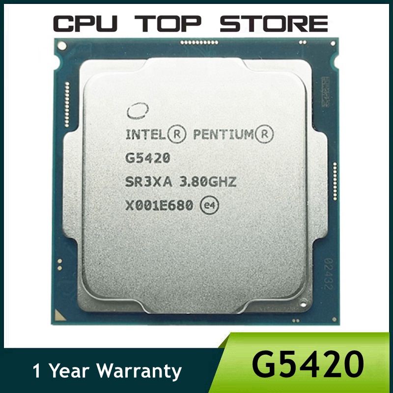 โปรเซสเซอร์ CPU Intel Pentium G5420 3.8GHz Dual-Core Quad-Thread 4M 54W 58W LGA 1151 | Shopee ...