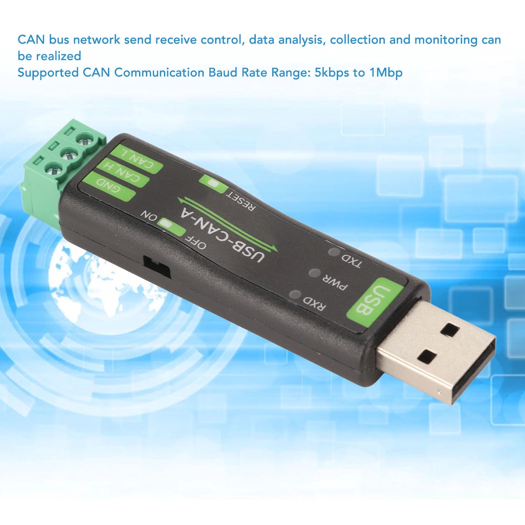 ELE Consumer อะแดปเตอร์ USB to CAN 5kbps ถึง 1Mbps 4 โหมด STM32F103 ชิป ...