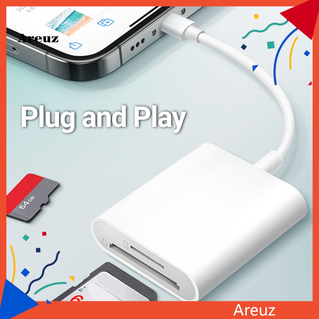 Are อะแดปเตอร์การ์ดรีดเดอร์ อเนกประสงค์ ความเร็วสูง 8Pin เป็น SD-Card ...