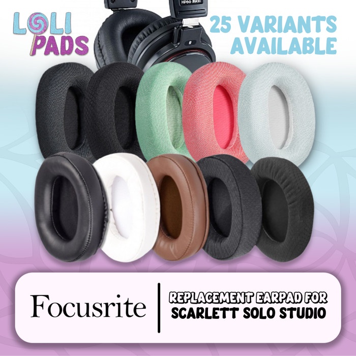 เบาะรองหูฟังโฟม Focusrite Scarlett Solo Studio Pad Earcup | Shopee Thailand