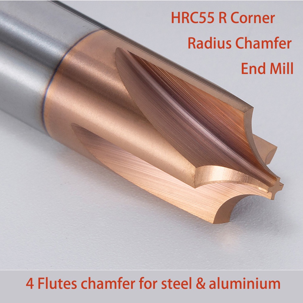 Vsharp ดอกกัดเอ็นมิล คาร์ไบด์ทังสเตน CNC R0.5 R1 R2 R3 R6 | Shopee Thailand