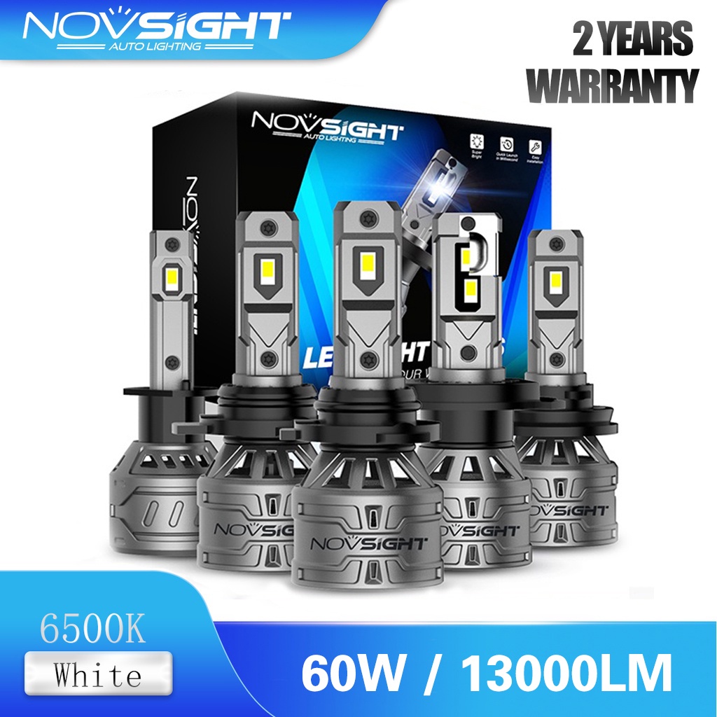 Novsight N61 ไฟหน้ารถ Car Lamps 6500K LED หลอดไฟหน้ารถ ไฟหน้ารถยนต์ 60W ...