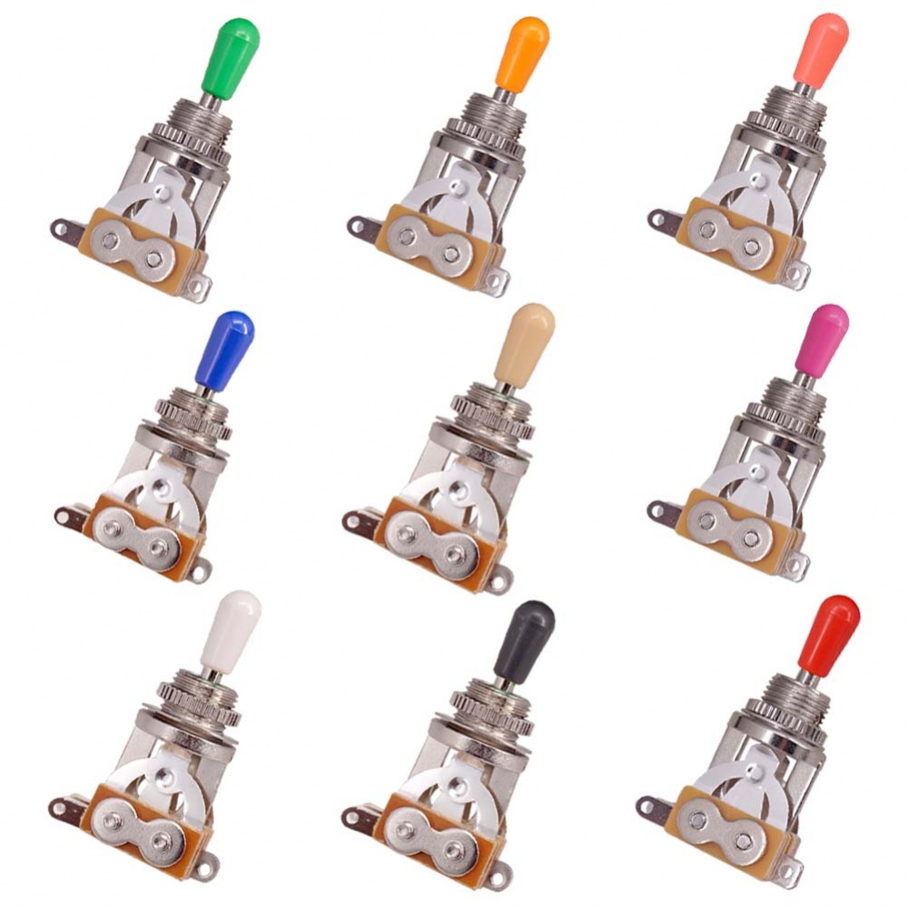 Guitar Switch Toggle Knob Colour Colourful Tip Electric Guitars For EPI ...