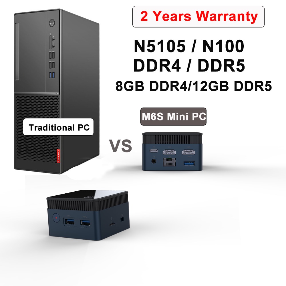 คีย์บอร์ดเล่นเกม 4K @ 60Hz HDMI lbkl Moreline M6s N100 n5105 12th en 8/12 DDR4/DDR5 M.2 Sata ...