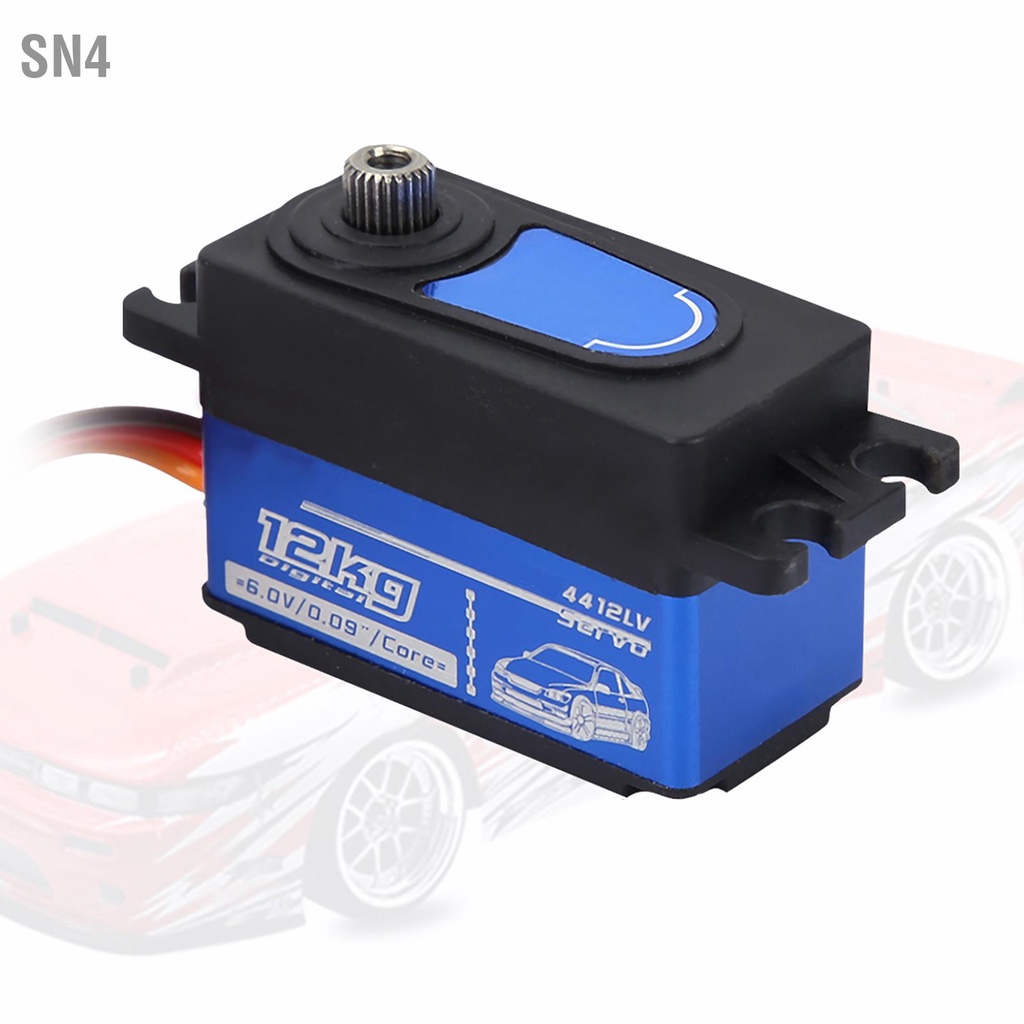 SN4 1:10 รีโมทคอนโทรล Drift SPT4412LV 12KG Digital Servo เกียร์โลหะแรงบิดขนาดใหญ่สำหรับ RV ...