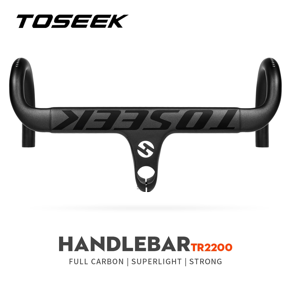 Toseek TR2200 Carbon Road Handlebar จักรยาน 28.6 มม.จักรยานHandlebar ...