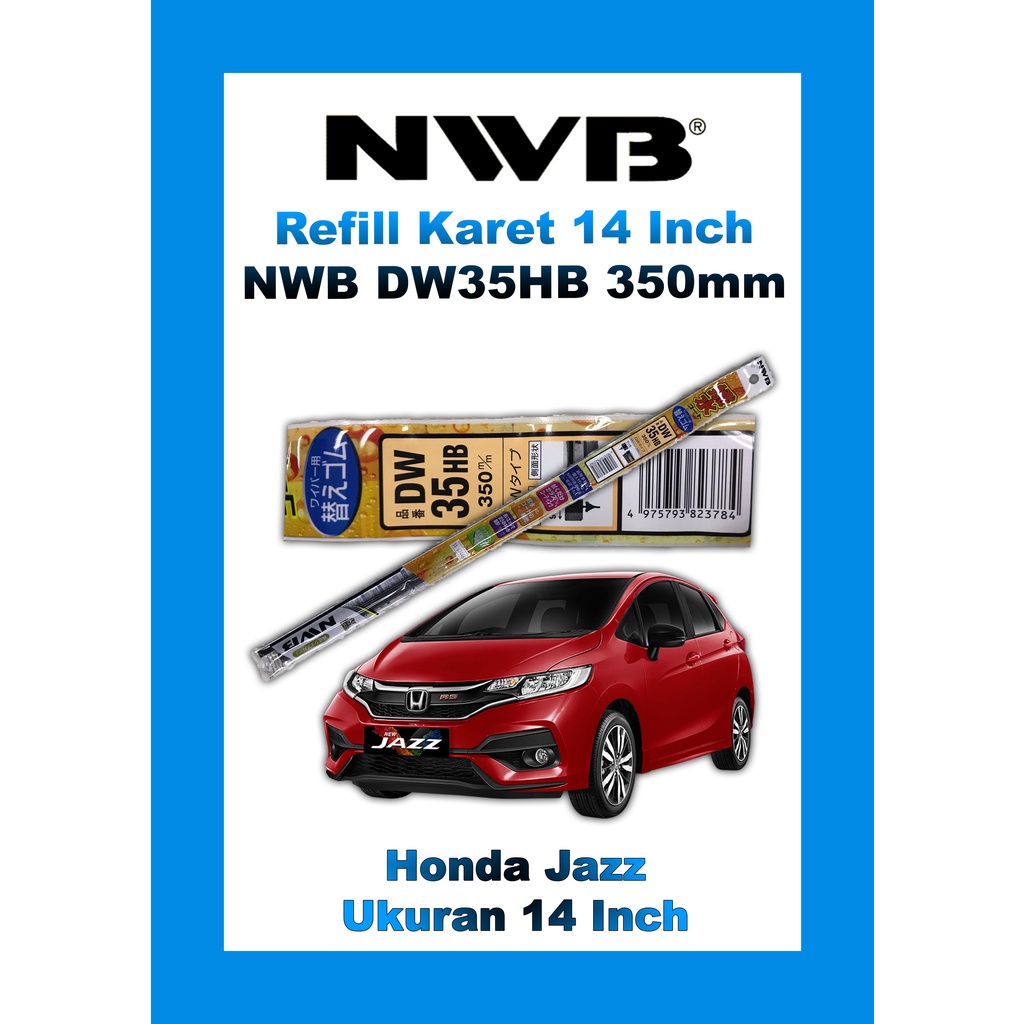 ยาง Honda Jazz Refill 14 นิ้ว NWB DW35HB 350mm -6746- | Shopee Thailand