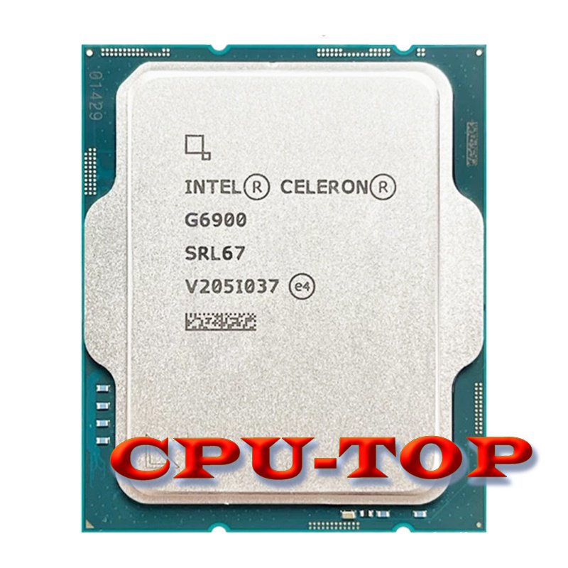 ใหม่ โปรเซสเซอร์ CPU Intel Pentium G6900 3.4 GHz Dual-Core 4 เธรด Intel ...